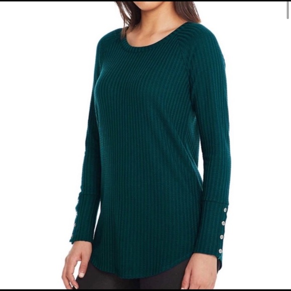Chaser | Tops | Chaser Green Waffle Thermal Top | Poshmark